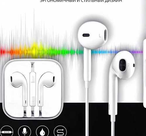 Наушники проводные earpods 3.5мм