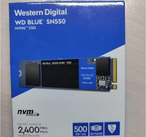 SSD m2 500gb WD Blue SN550