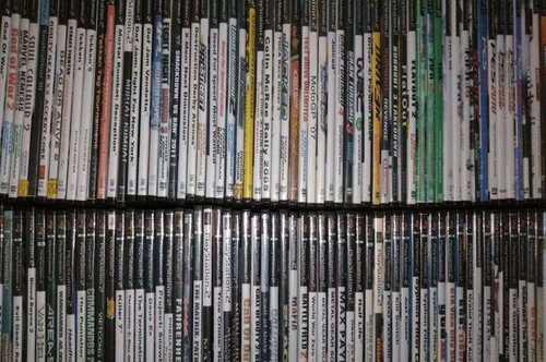 Много игр PS2 и PSone