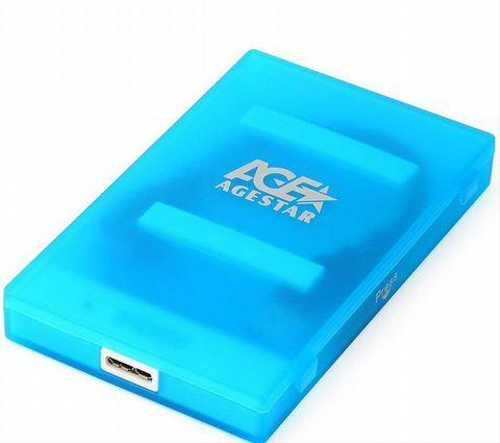 Корпус для внешнего HDD AgeStar 3ubcp1-6G (Blue)