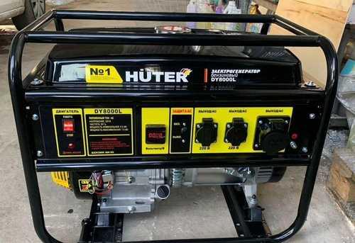 Генератор бензиновый 6,5 кВт Huter DY8000L