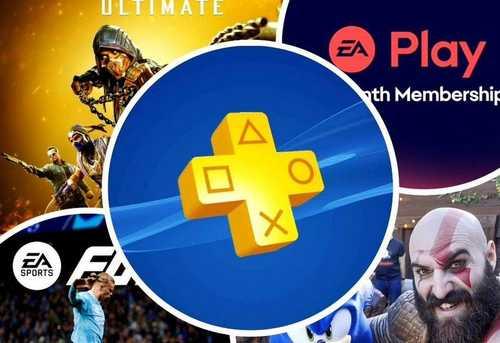 Подписка PS plus/ EA play/ игры PS5 И PS4 Турция F