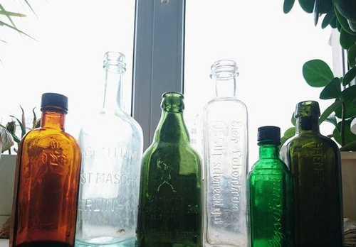 Старинные бутылки, довоенные. Германия