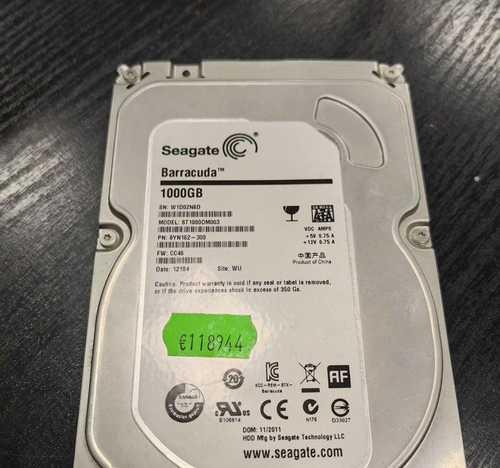 Жесткий диск Seagate 1 Тb