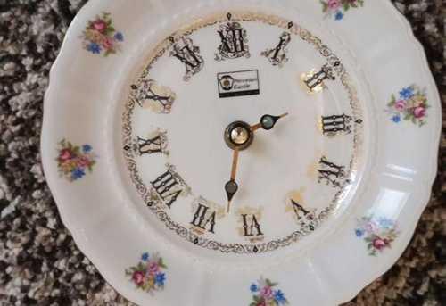 Часы тарелка фарфор