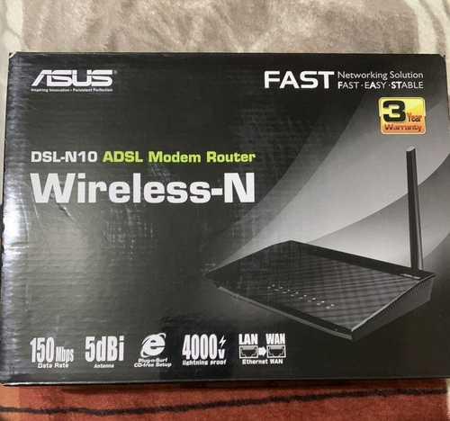 Wi-Fi роутер Asus DSL-N10