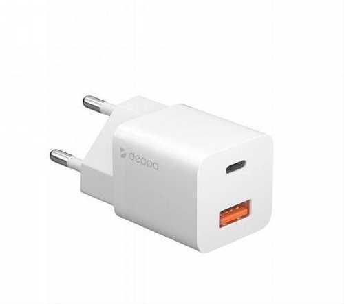 Сетевое зарядное устройство Deppa USB-C 20W GaN