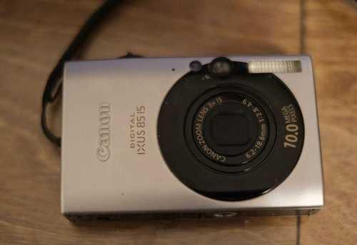 Цифровой фотоаппарат canon digital ixus 85 IS