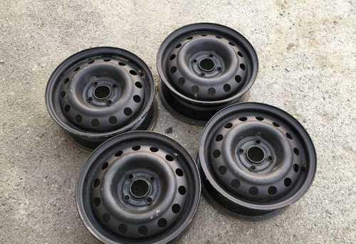Диски штампованные R14 4x100 5,5J на Nexia, Lanos