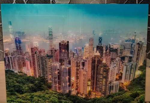 Постер на стекле "Гонконг"