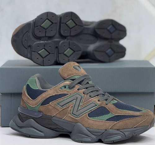 Кроссовки NEW Balance 9060 темно-коричневые 5