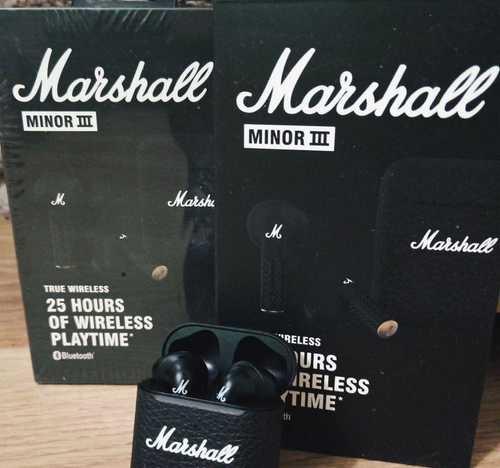 Беспроводные наушники Marshall minor III Новые
