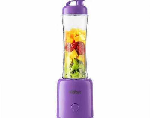 Блендер Kitfort Shake & Take кт-3023-1 фиолетовый