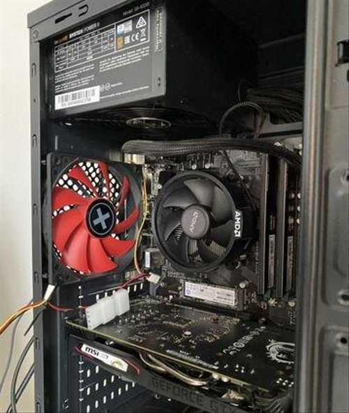 Компьютер AMD Ryzen 3 3200G + MSI GTX 1650 Super