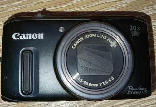 Компактный фотоаппарат Canon PowerShot SX260 HS