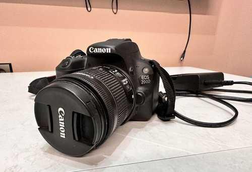 Фотоаппарат canon 200D