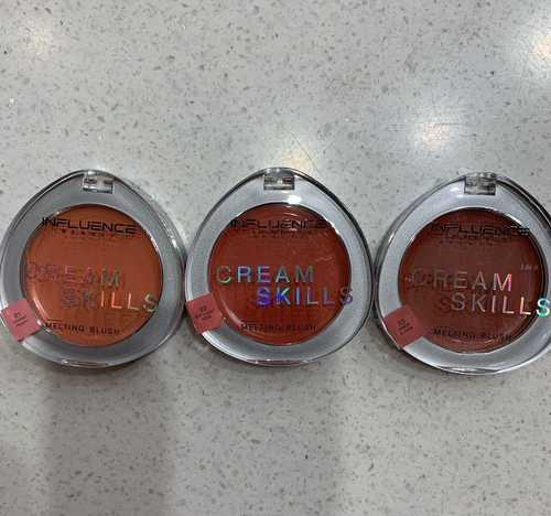 Influence beauty Румяна кремовые Cream Skills