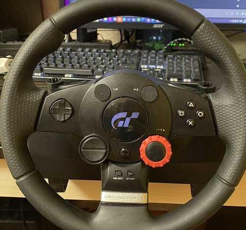 Игровой руль logitech driving force gt 900