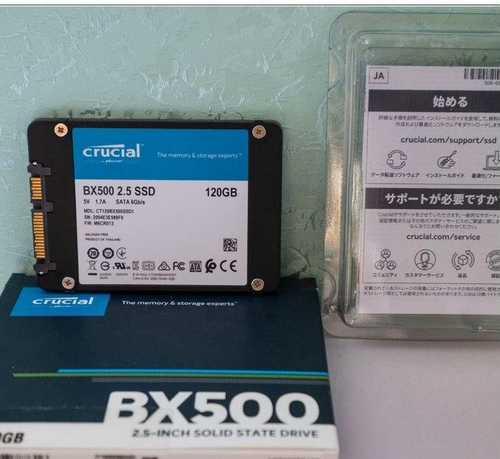 SSD Crucial bx500 120gb