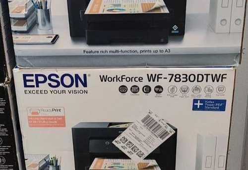 Мфу Epson Workforce WF-7830dtwf-A3