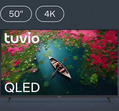 Телевизор Яндекс (tuvio) 50" 4K qled Смарт TV