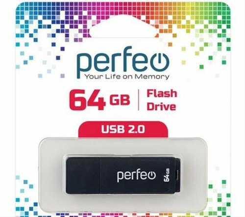 Флешка Perfeo USB 2.0 64GB C04 Black