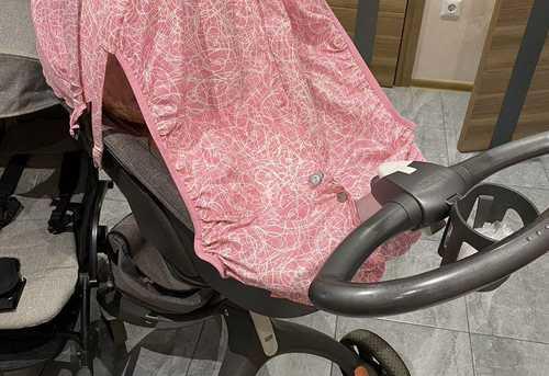 Летний кит на коляску Stokke и простынка