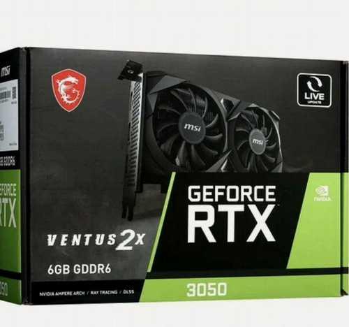 Видеокарта MSI GeForce RTX 3050 MSI 6Gb DDR 6