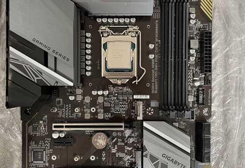 Gigabyte z590 + i5 11400f (На гарантии)