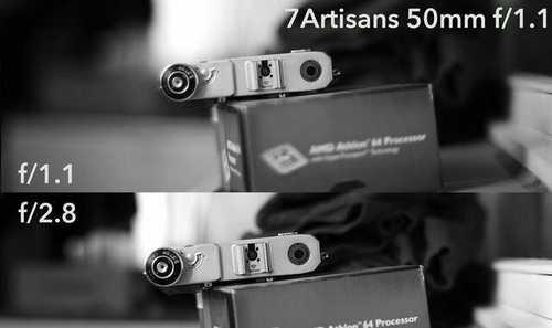 7Artisans 50mm f/1.1 на Leica M