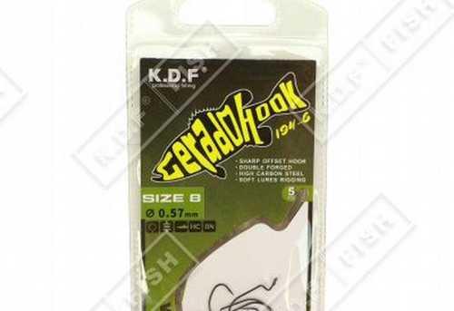 Крючки офсетные форелевые KDF Gerado Hook №8