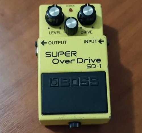 Педаль эффектов boss overdrive sd-1