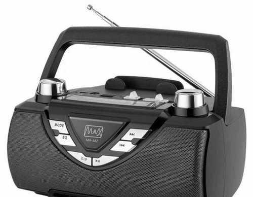 Радиоприемник с MP3 и bluetooth MAX мr-342 черный