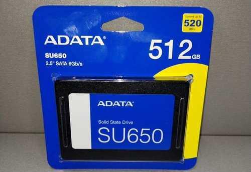 SSD 512Gb 2.5" Adata SU650