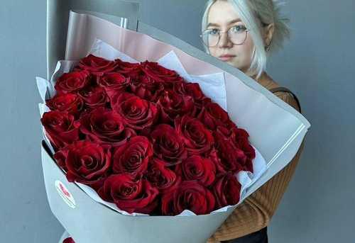 Доставка цветы и букетов розы красные