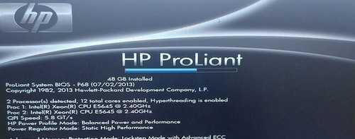 Сервер HP360 G7