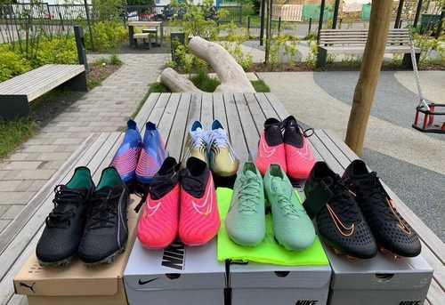 Футбольные бутсы Nike и adidas с размера 42-44