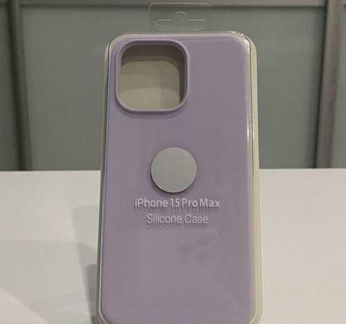 Силиконовый чехол iPhone 15 Pro Max