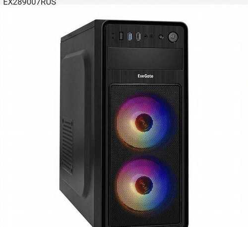 Корпус Exegate EVO-5017 Miditower Без бп Чёрный, E