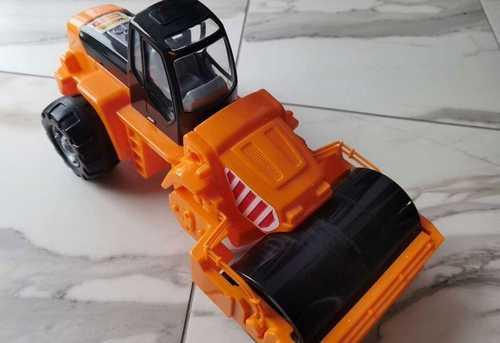 Игрушка детская машинка Полесье каток оранжевый