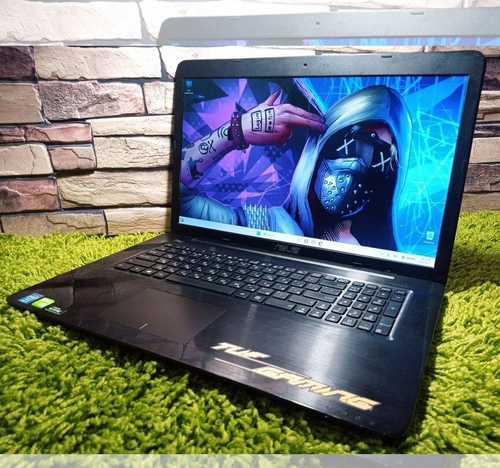 17" Игровой Asus Core i5-6200 8Gb SSD 1Tb GF 920MX