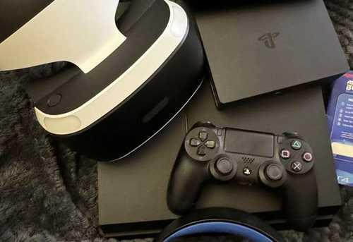 Sony PS4 + очки виртуальной реальности