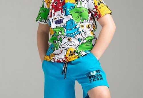 Комплект летний футболка и шорты на мальчика 98