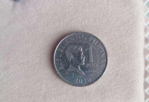 Монета 1 песо 2010