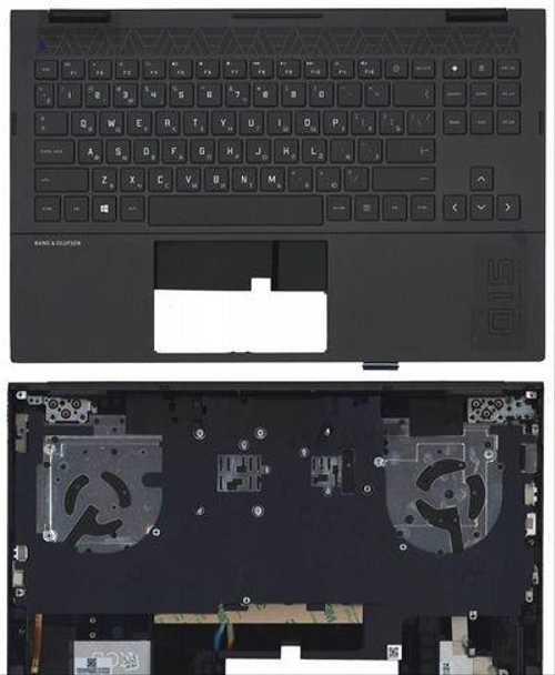 Клавиатура к HP Omen 15-EN топкейс, черный, ver.2