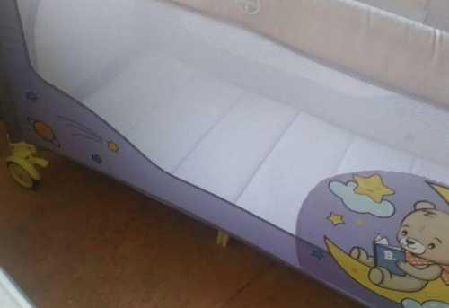 Детская кровать-манеж