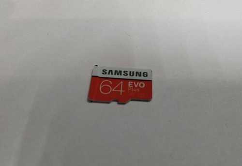 Flash-накопители Samsung evo 64