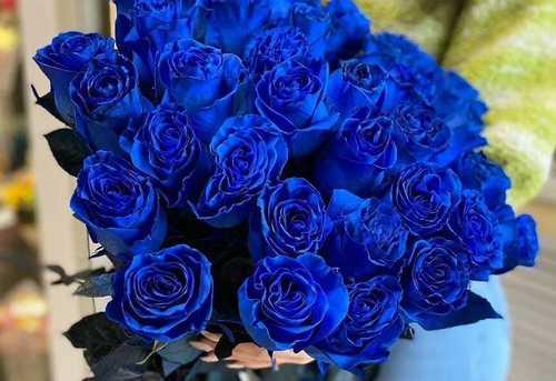 Цветы синие розы с доставкой круглосуточно
