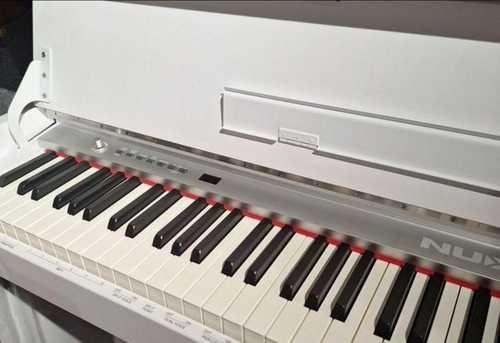 Цифровые пианино Nux310 белые с крышкой