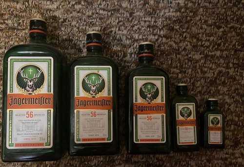 Бутылки Jägermeister